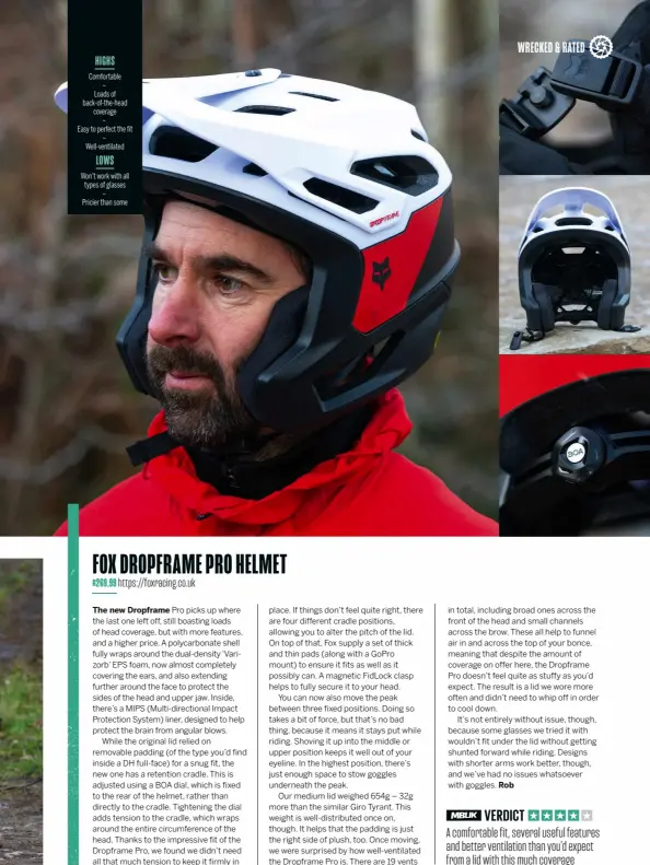 FOX DROPFRAME PRO HELMET - PressReader