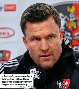 Caldwell wants players to return fit and fighting - PressReader