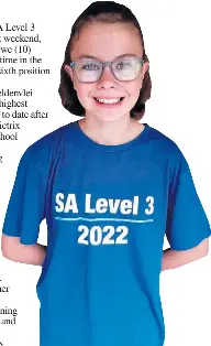 Young swimmer makes her mark - PressReader