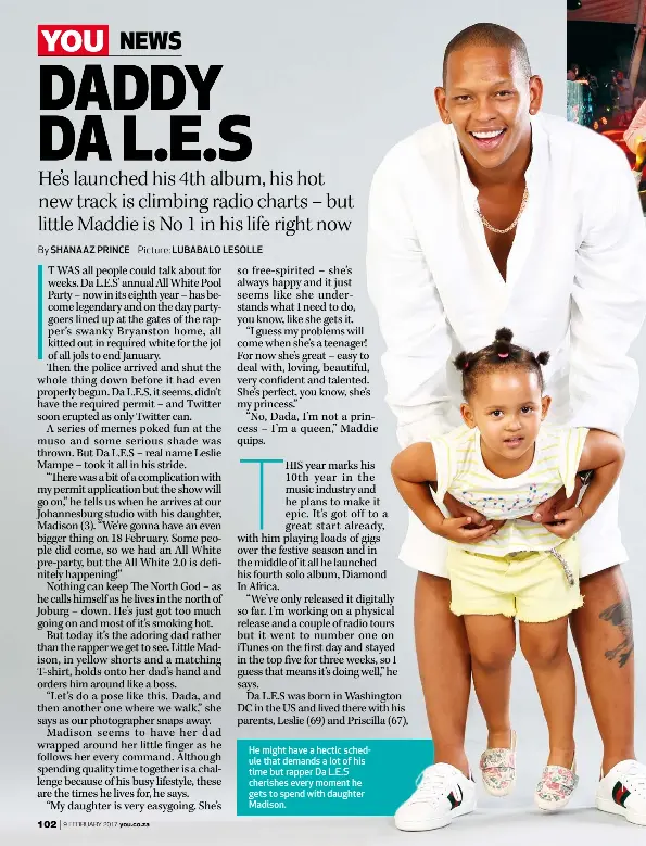 Da L.E.S the doting dad . - PressReader