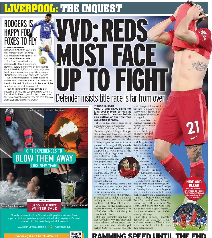 VVD: REDS MUST FACE UP TO FIGHT - PressReader