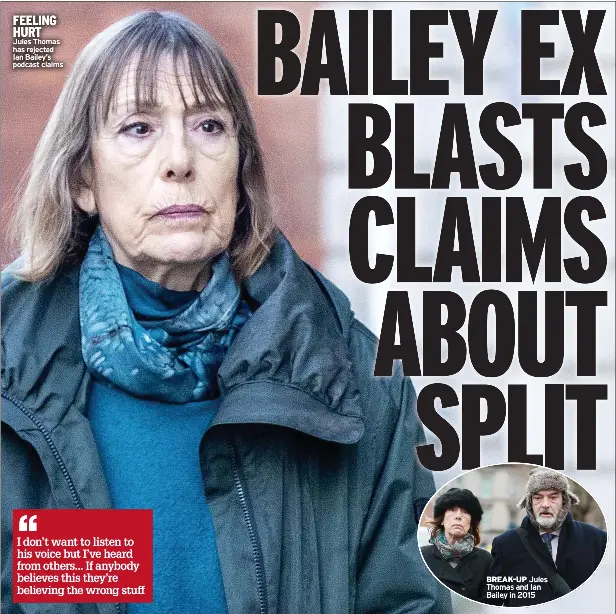 BAILEY EX BLASTS CLAIMS ABOUT SPLIT - PressReader