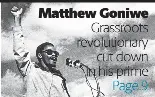Matthew Goniwe - PressReader