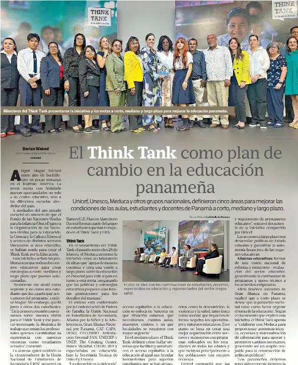 El Think Tank como plan de cambio en la educación panameña - PressReader
