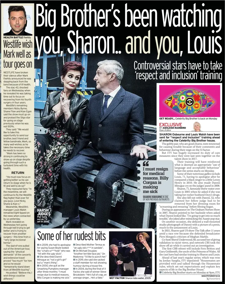 Big Brother’s been watching you, Sharon.. and you, Louis - PressReader