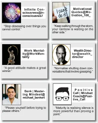 YOUR MOTIVATION­AL TWEETS - PressReader