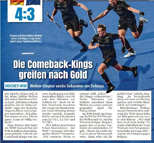 Die Comeback-Kings greifen nach Gold - PressReader