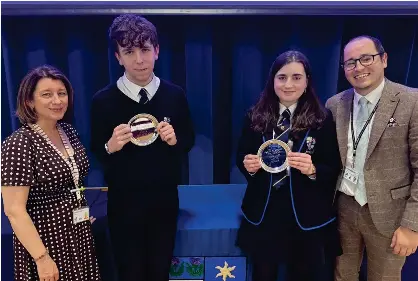 Award winners celebr Largs Academy prize-g Ted at iving - PressReader