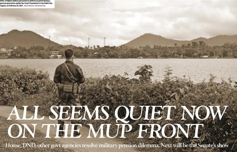ALL SEEMS QUIET NOW ON THE MUP FRONT - PressReader