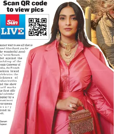Fashionist­a Sonam glows in pink - PressReader