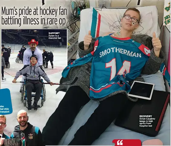 A Giant gesture from transplant teen Dylan - PressReader