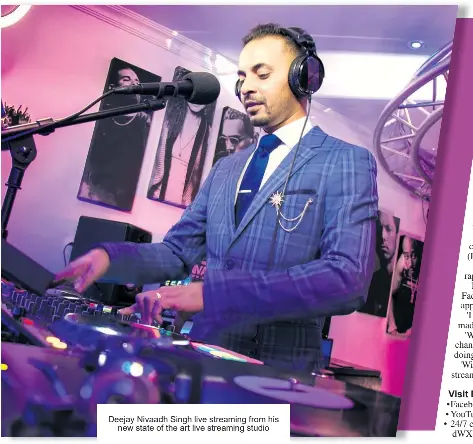 Local deejay’s live stream hits 200 episodes - PressReader