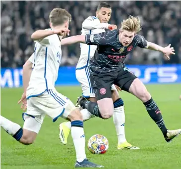 De Bruyne hailed as Man City cruise in Champions League - PressReader