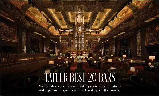 TATLER BEST 20 BARS - PressReader