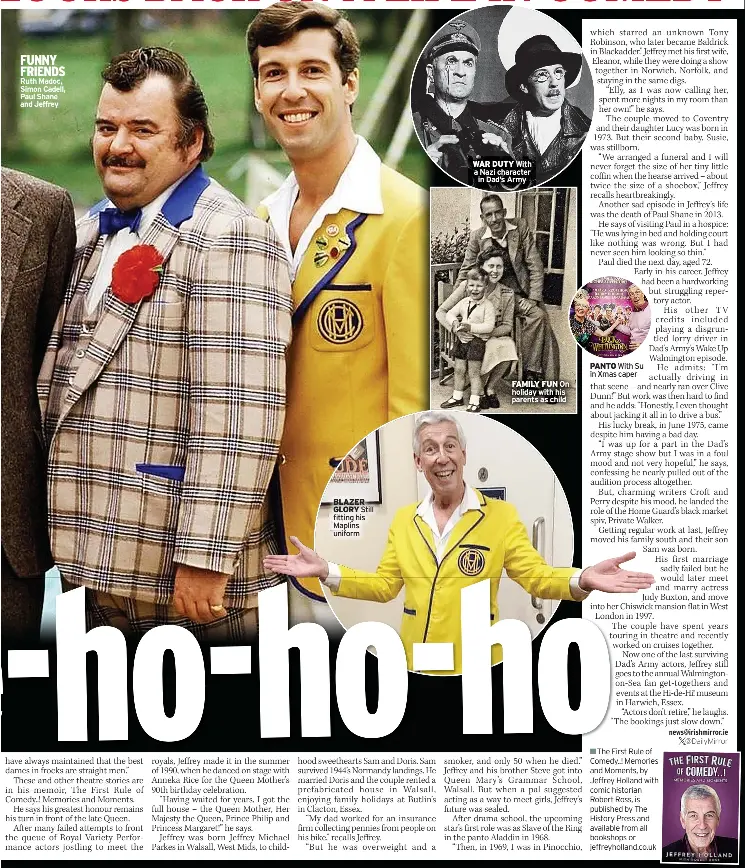 HI-DE-HI! STAR JEFFREY HOLLAND L Hode LOOKS BACK ON A LIFE IN COMEDY -ho -ho-ho - PressReader