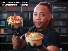 Tobias is serving Nottingham’s biggest secret – starring mac’n’cheese! - PressReader
