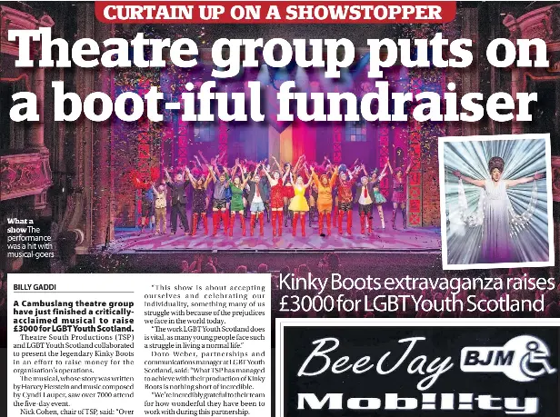 Theatre group puts on a boot-iful fundraiser - PressReader