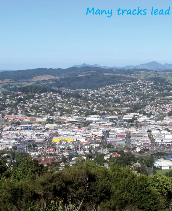 New Zealand Walks: Many tracks lead up Mount Parihaka, Whangarei ...