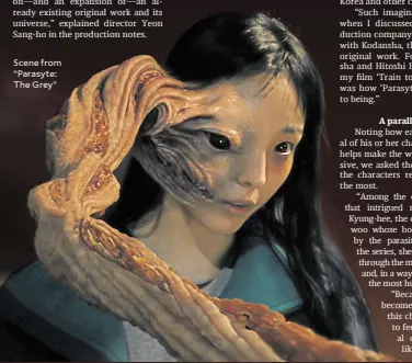 ‘Train to Busan’ director on the allegorica­l ‘Parasyte’ in chilling ...