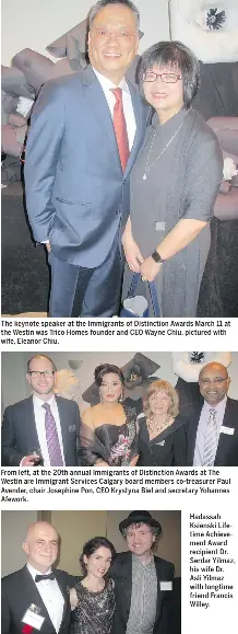 Immigrants of Distinctio­n honoured - PressReader