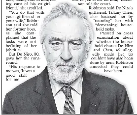 Honor, obey De Niro - PressReader