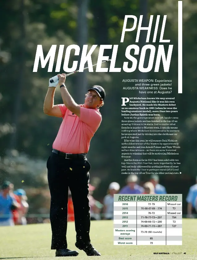 PHIL MICKELSON - PressReader