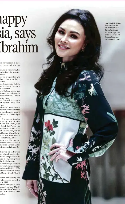 I’m very happy in Malaysia, says Sarimah Ibrahim - PressReader