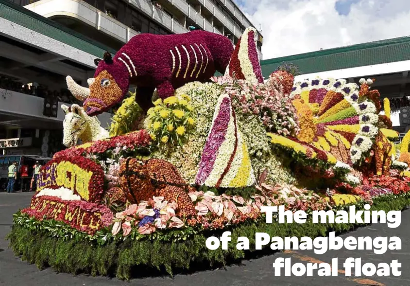The making of a Panagbenga floral float - PressReader