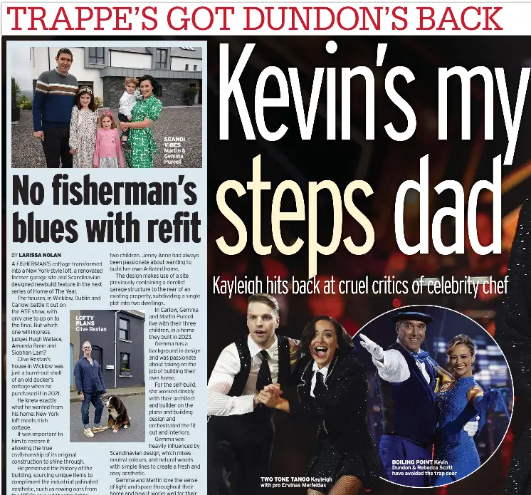 TRAPPE’S GOT DUNDON’S BACK Kevin’s my steps dad - PressReader