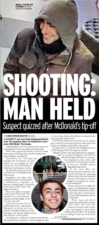 SHOOTING: MAN HELD - PressReader