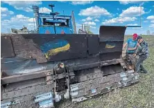 Ukrainian farmer demines fields with own invention - PressReader