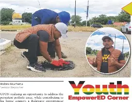 Young Zim entreprene­ur pioneers pothole solution - PressReader