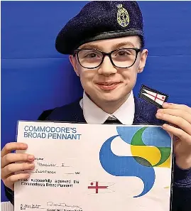 Sea cadets and families celebrate achievemen­ts - PressReader