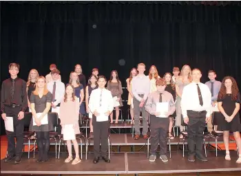 PAHS Junior Honor Society inducts new members - PressReader