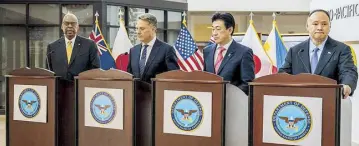 ‘We must be ready to respond to China’s expansion claims’ - PressReader