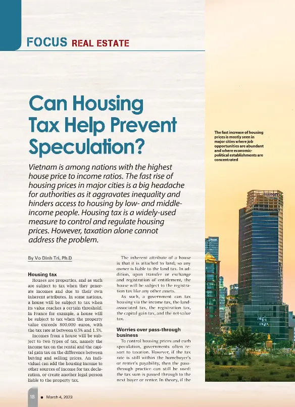 Can Housing Tax Help Prevent Speculatio­n? - PressReader