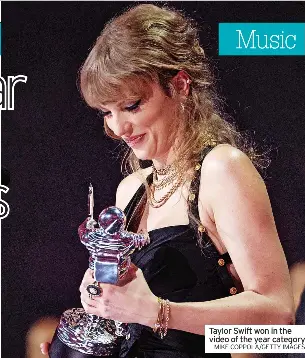 Taylor Swift’s the star of the show at MTV Video Music Awards - PressReader