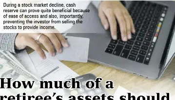 How much of a retiree’s assets should be held in cash? - PressReader