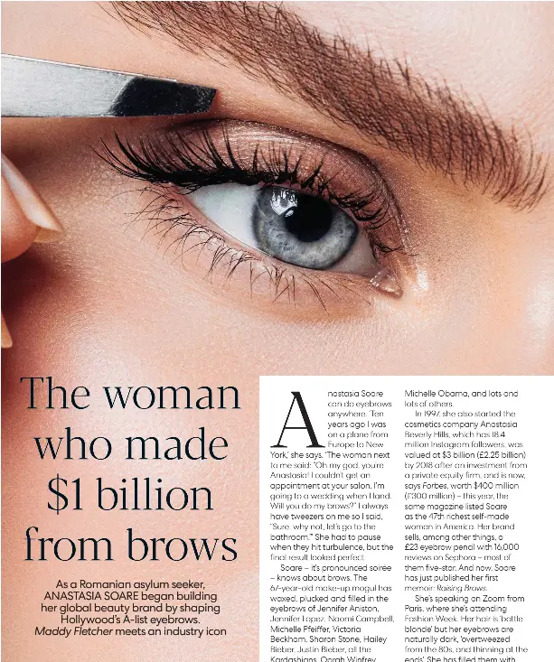 The woman who made $1 billion from brows - PressReader