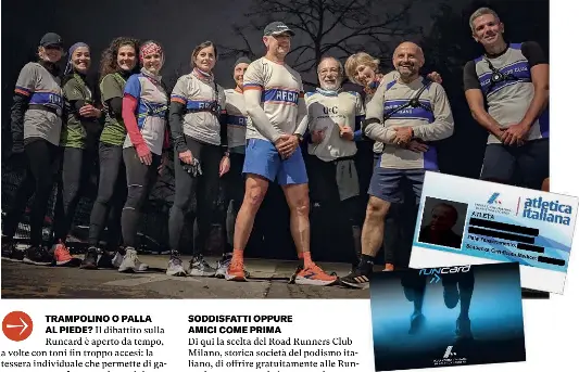 Tessera Fidal vs Runcard La terza via per i runner - PressReader