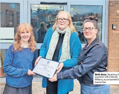 Mandy is worthy award winner - PressReader