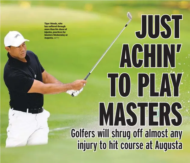 JUST ACHIN’ TO PLAY MASTERS - PressReader
