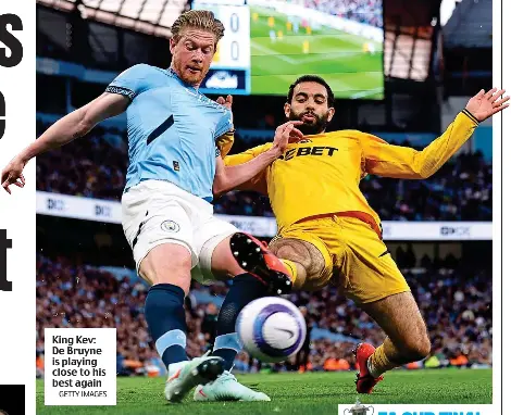 How genius De Bruyne can pull Palace out of shape - PressReader