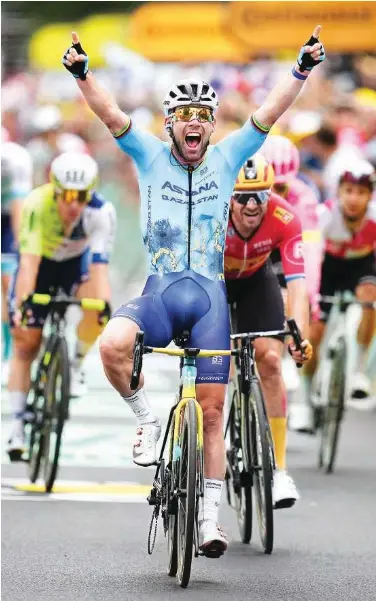 Cavendish makes Tour de France history with 35th stage victory - PressReader