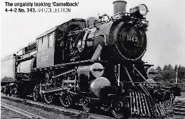 1907 Philadelph­ia & Reading Railroad ‘Camelback’ 4-4-2 No. 343 ...