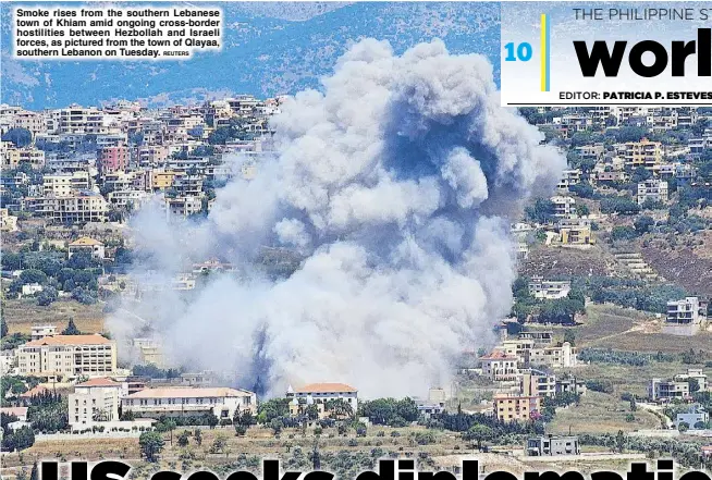 US seeks diplomatic deal to prevent Israel-Hezbollah war - PressReader