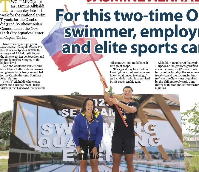 For this two-time Olympic swimmer, employment and elite sports can mix ...