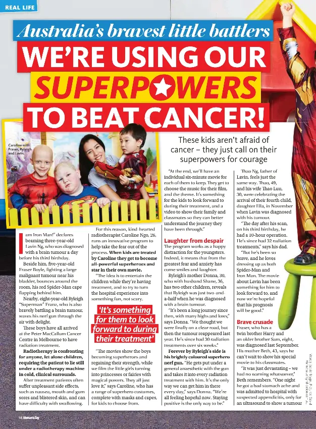 Superhero cancer kids - PressReader