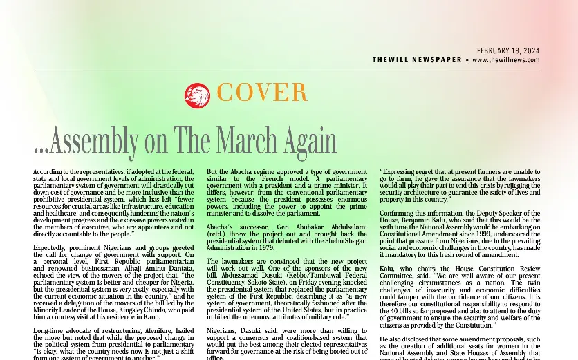 ...Assembly on The March Again - PressReader