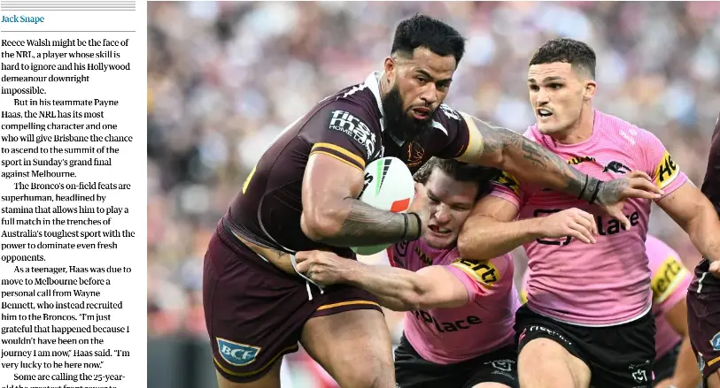 ‘He’s a machine’: Payne Haas could be NRL’s most compelling character ...